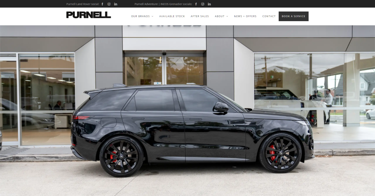 Our Cars - Purnell Land Rover